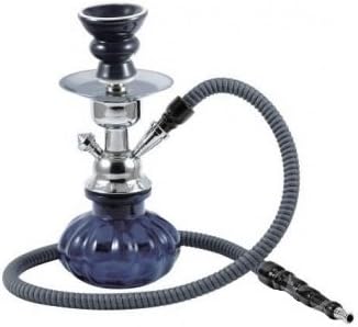 Shisha klein 25 cm 1 Schlauch Shisha schwarz von bongrauch